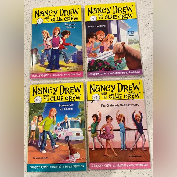 Other | 4 Girls Books Nancy Drew And The Clue Crew Being Sold As A Set ...